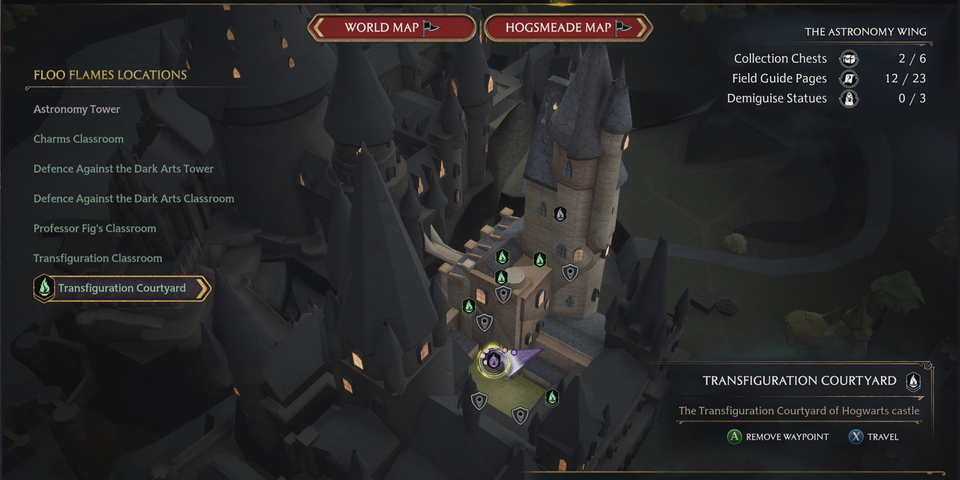 Hogwarts Legacy All Astronomy Wing Field Guide Page Locations