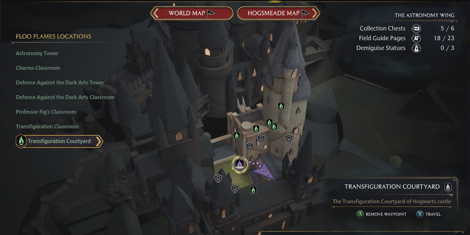 Hogwarts Legacy All Astronomy Wing Field Guide Page Locations