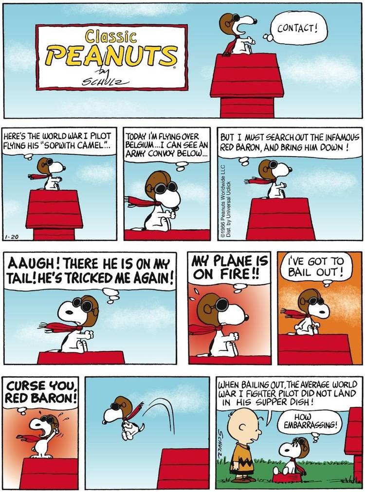 Snoopy's Red Baron Rivalry Actually Has a Surprising Historical Origin