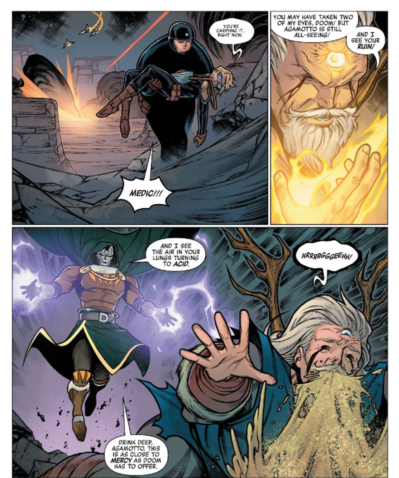 Marvel's Original Sorcerer Supreme Was Just Killed By One Gross Spell