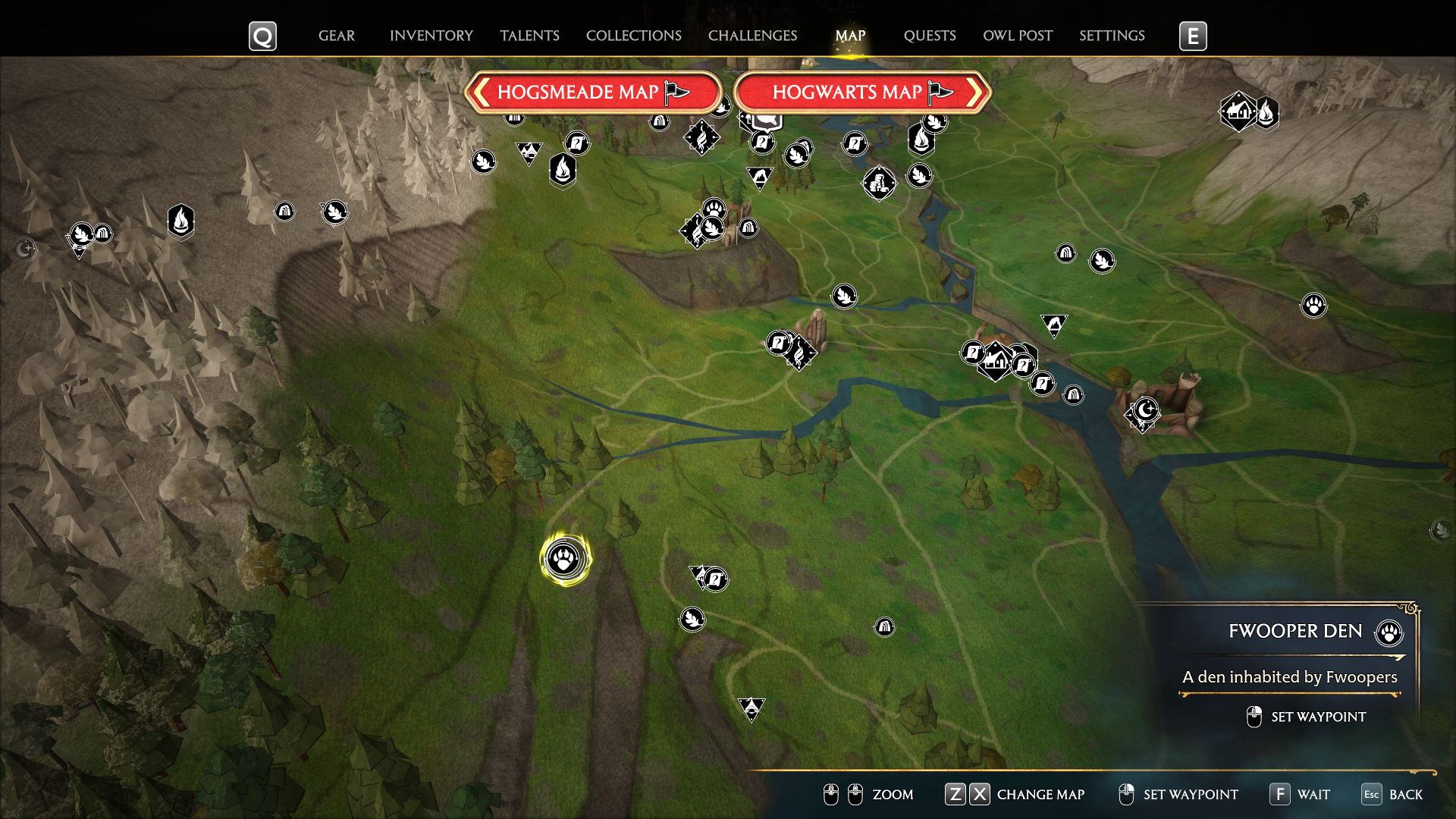 Where To Find Fwoopers In Hogwarts Legacy