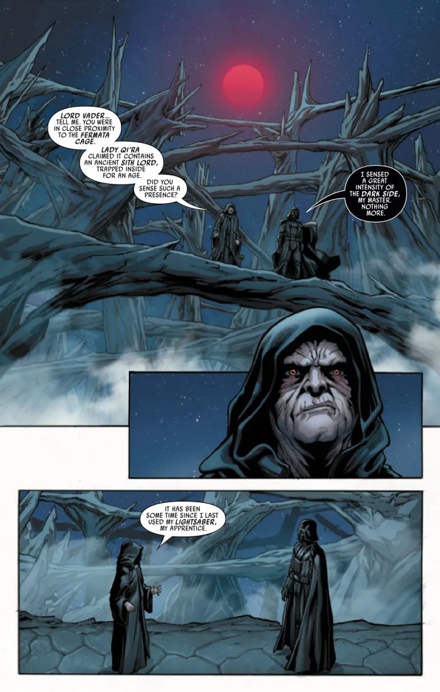 Vader & Palpatine's New Duel Exposes the Sith Rule They Both Respect