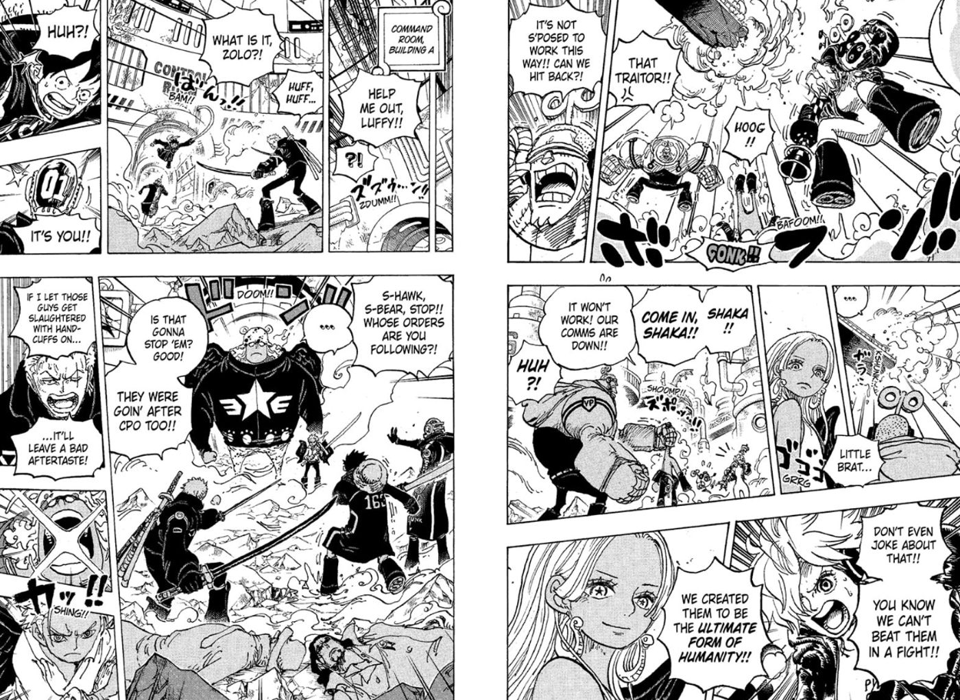 One Piece's Epic Straw Hats Vs. Seraphim Battle Finally Begins