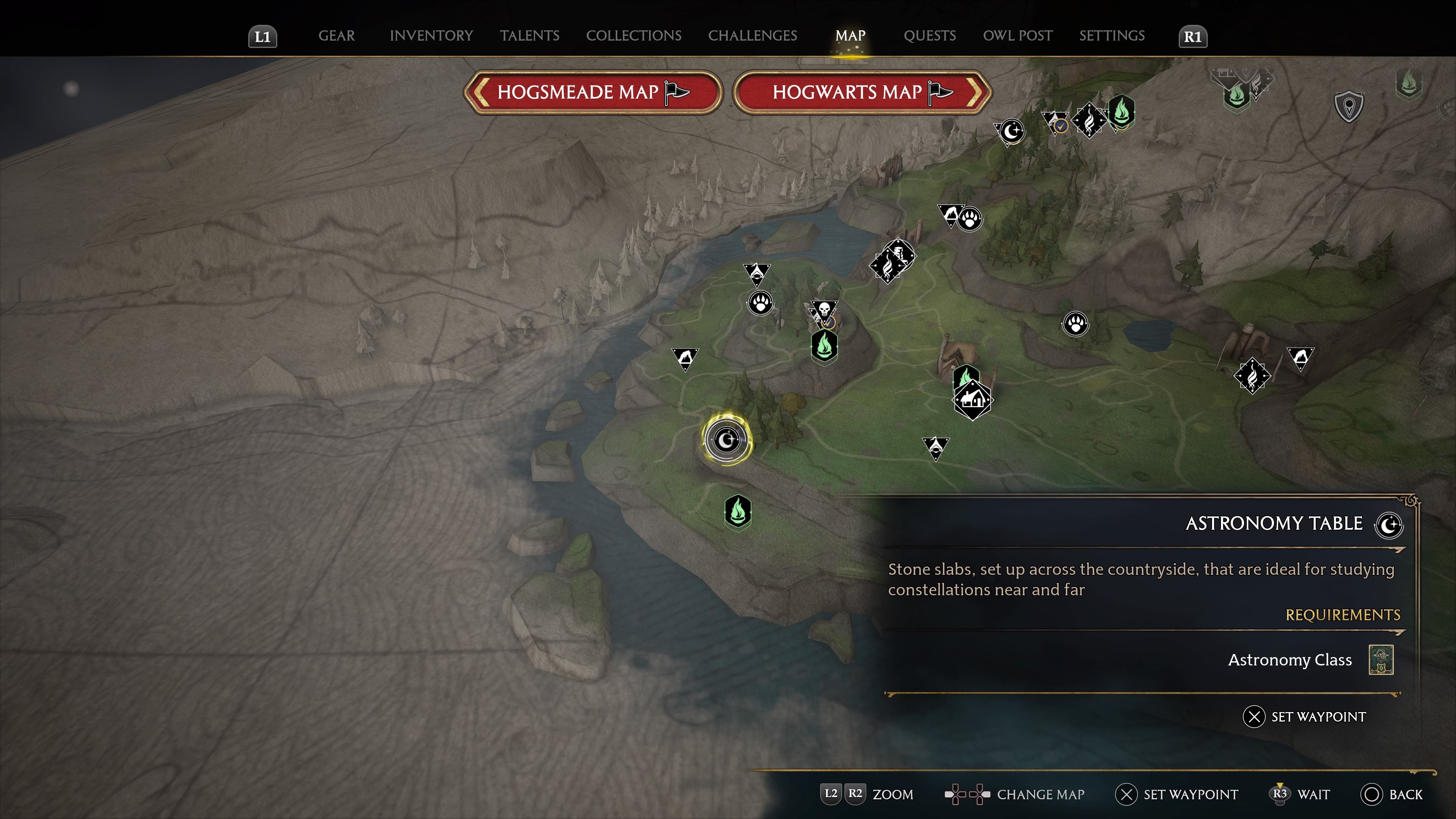 Hogwarts Legacy: All Astronomy Table Locations (& How To Solve Them)