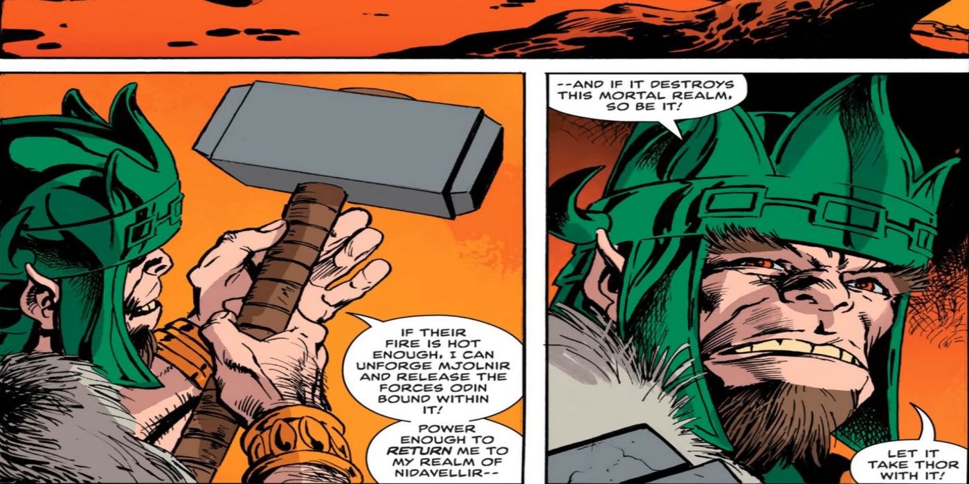Thor's Hammer Mjolnir Can Officially Be Destroyed by a Shock Villain
