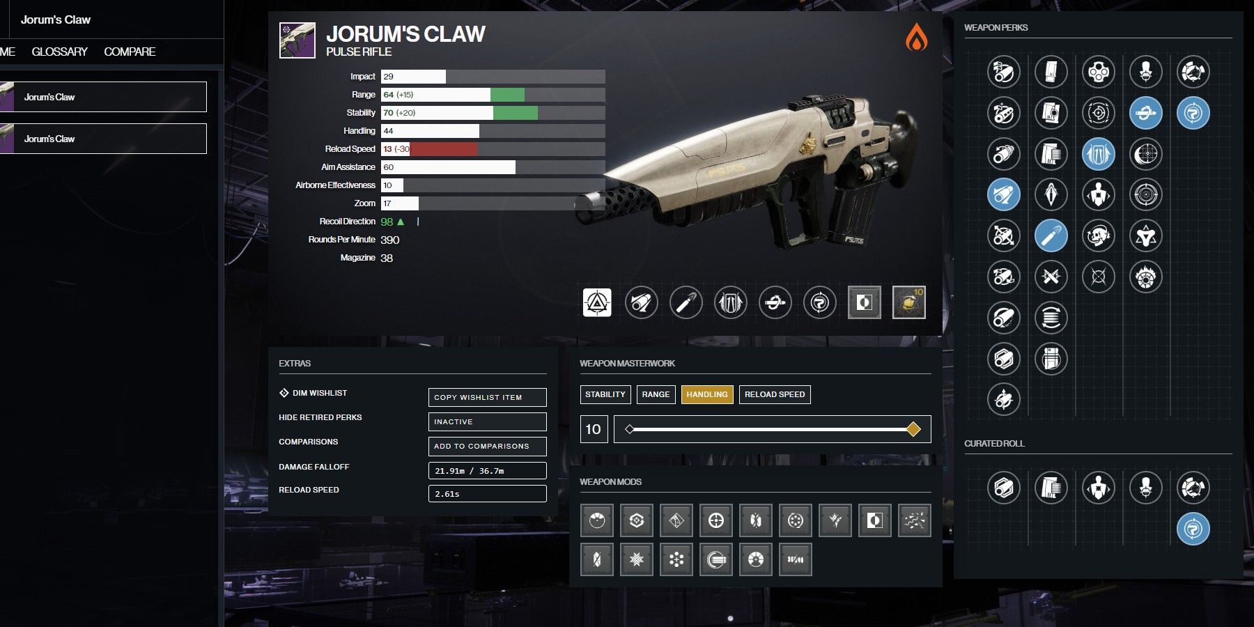 Destiny 2: How To Get The Jorum's Claw Pulse Rifle (& God Roll)