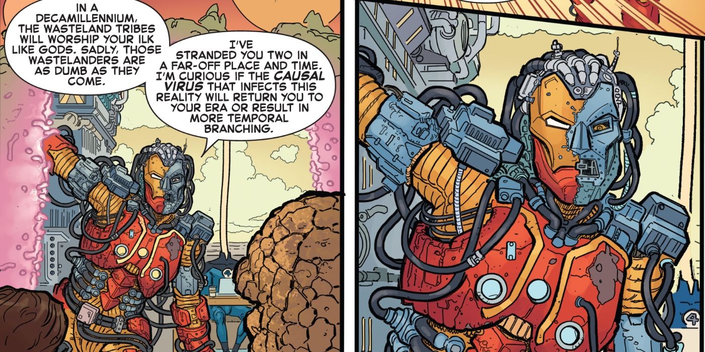 Iron Man And Doctor Dooms Armor Combine In Ultra Powerful New Form