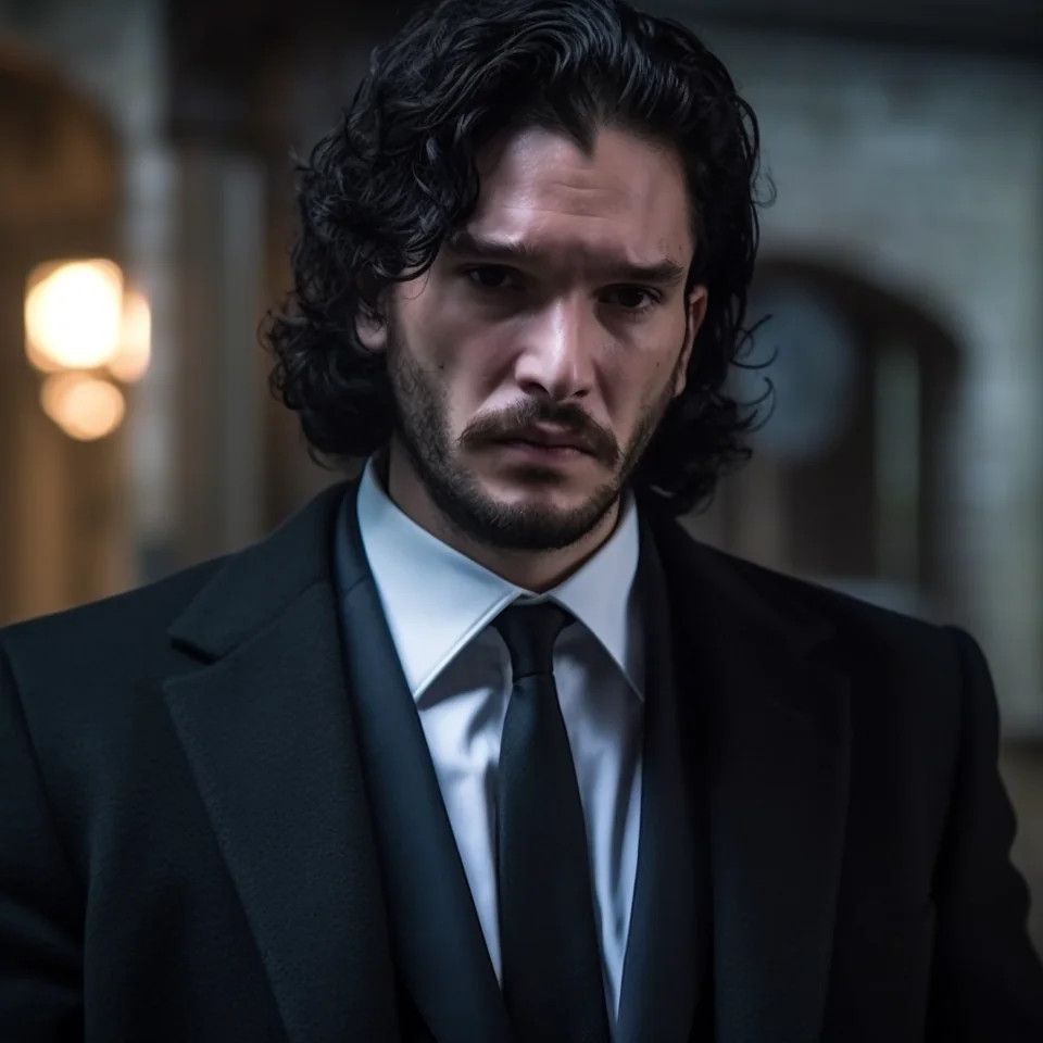 Game of Thrones' Jon Snow Becomes John Wick In Stunning AI Art