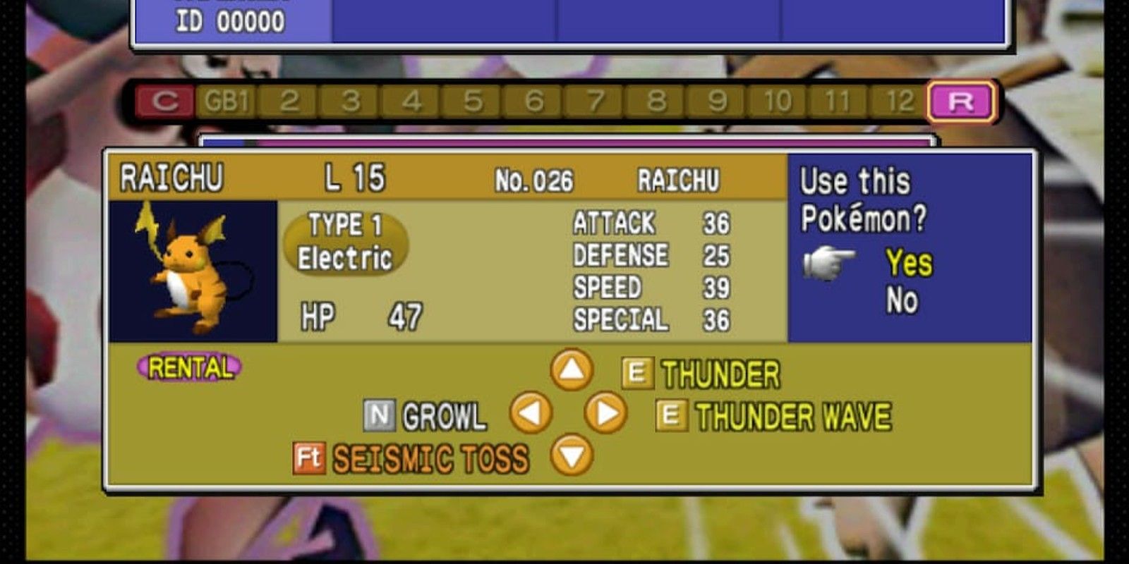 Best Rental Pokémon for Pokémon Stadium