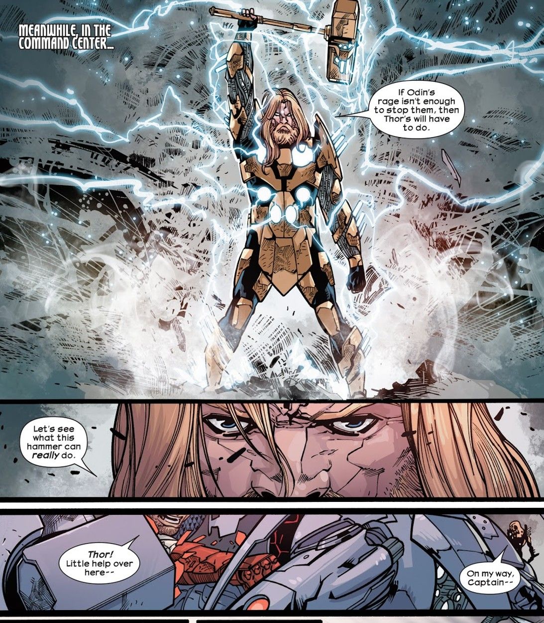 Thor's Iron Man Armor Perfectly Replaced His Powers & Hammer