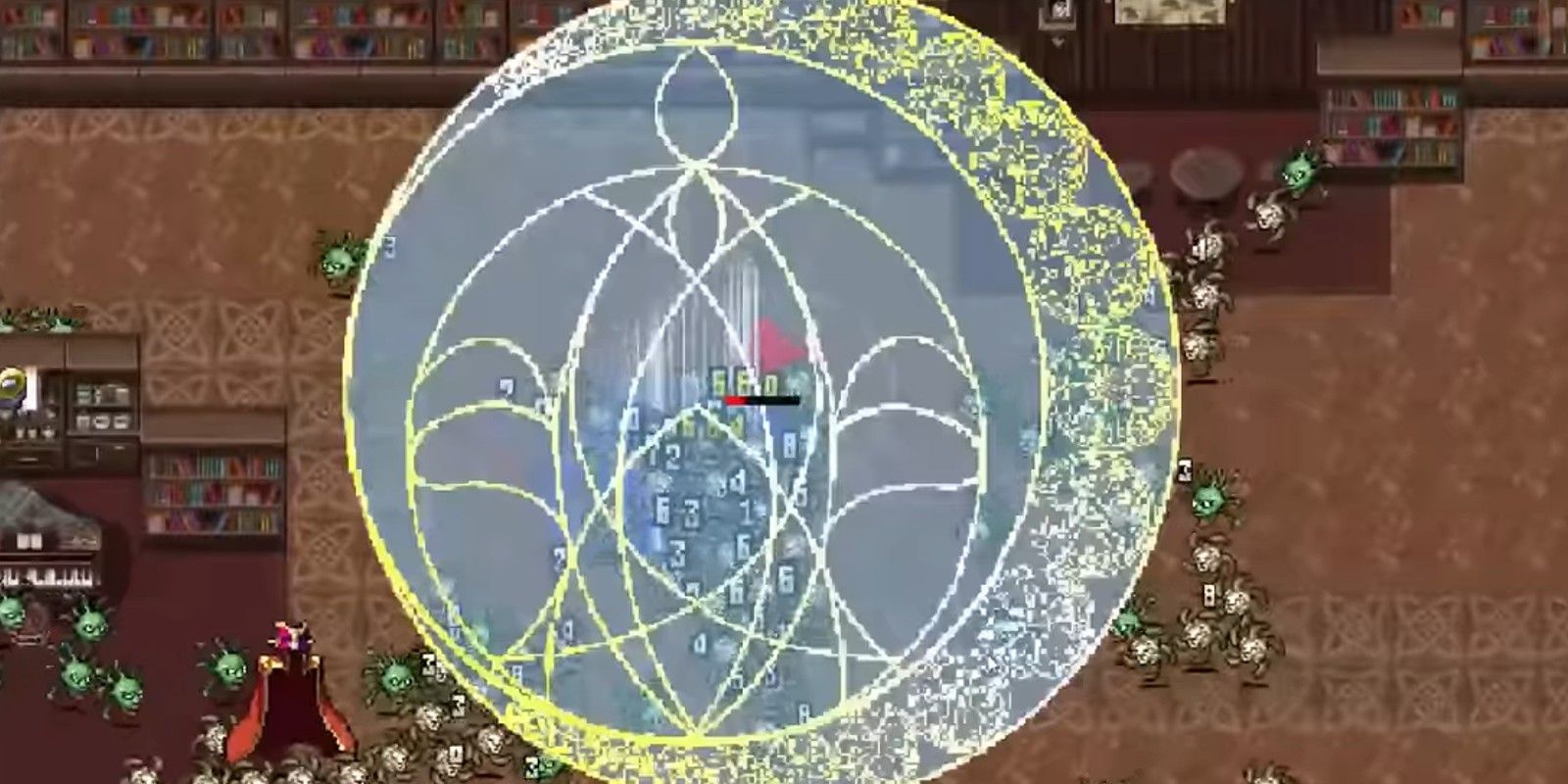 Avatar of Gaea Boss Fight in Vampire Survivors DLC