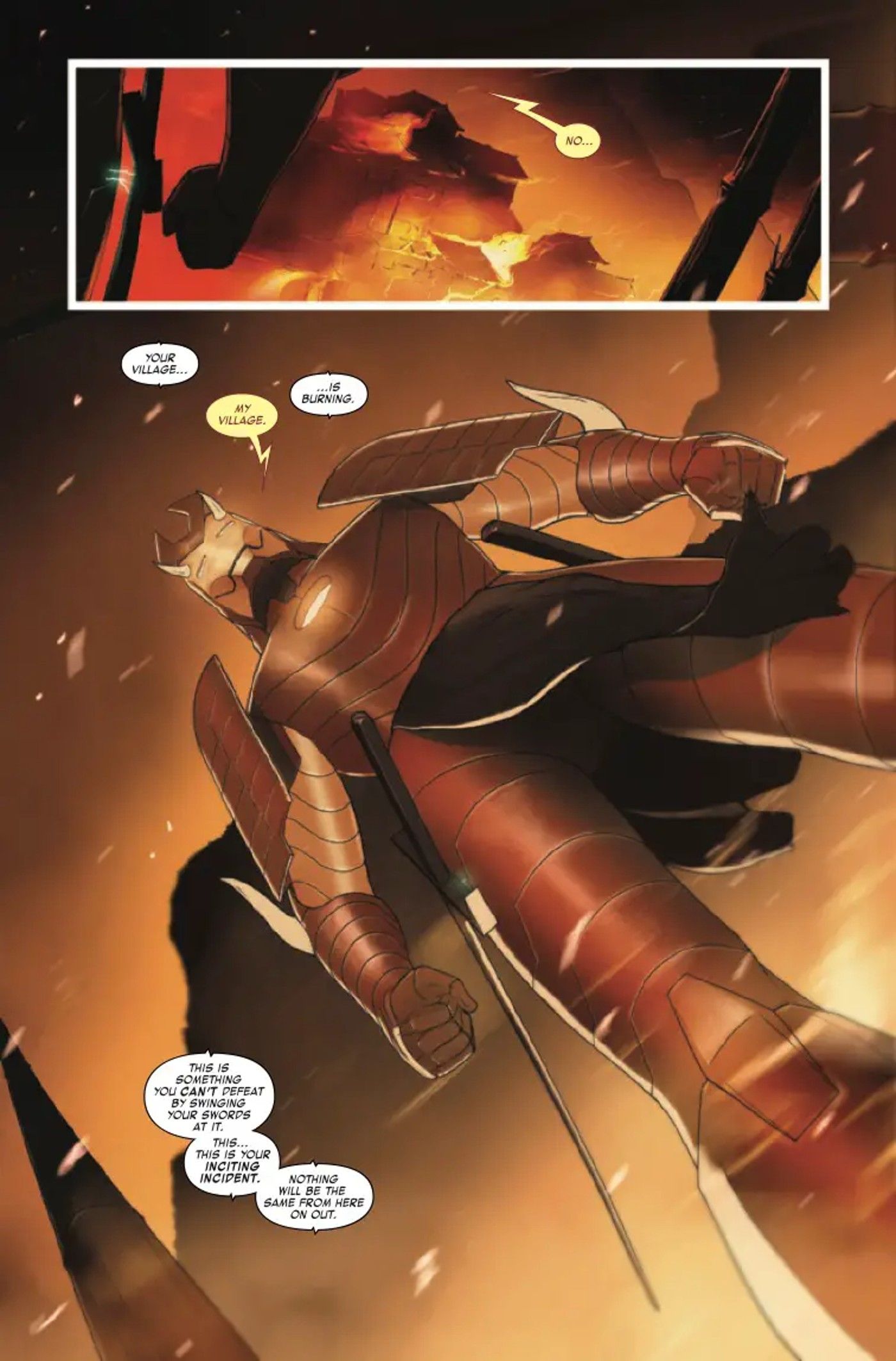 Iron Man Officially Debuts New Samurai Swords & Armor as IRON SHOGUN