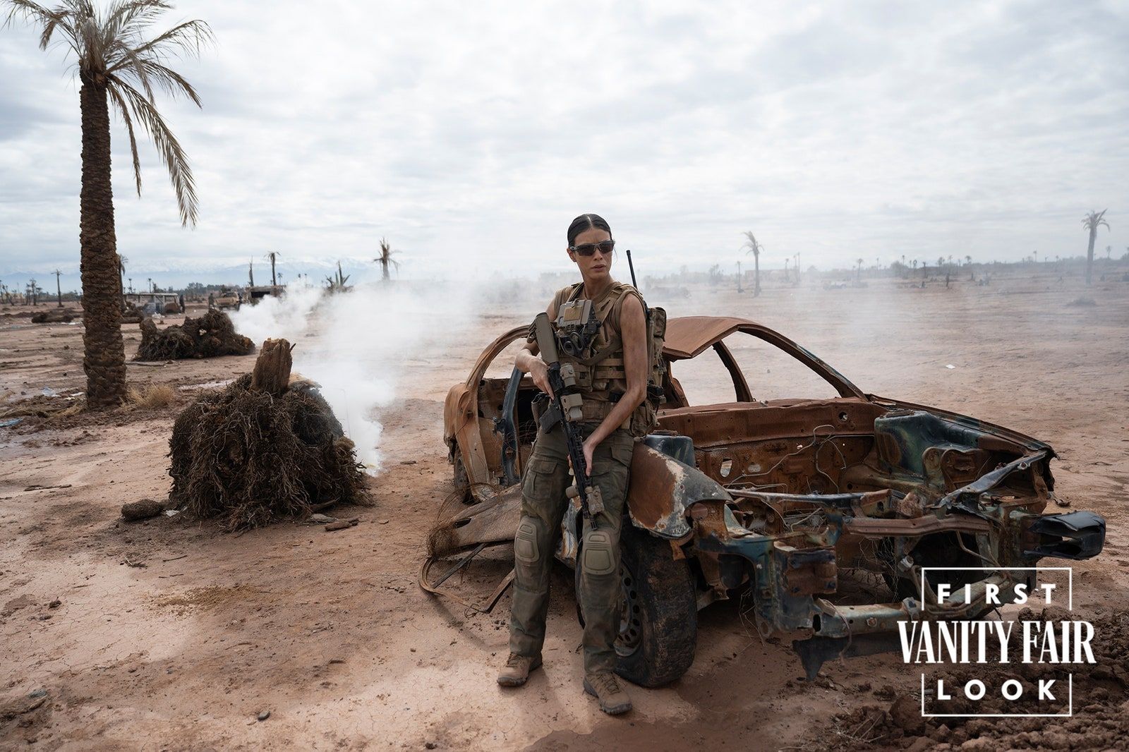 Lioness Images: Nicole Kidman & Zoe Saldana Are On Frontlines In ...