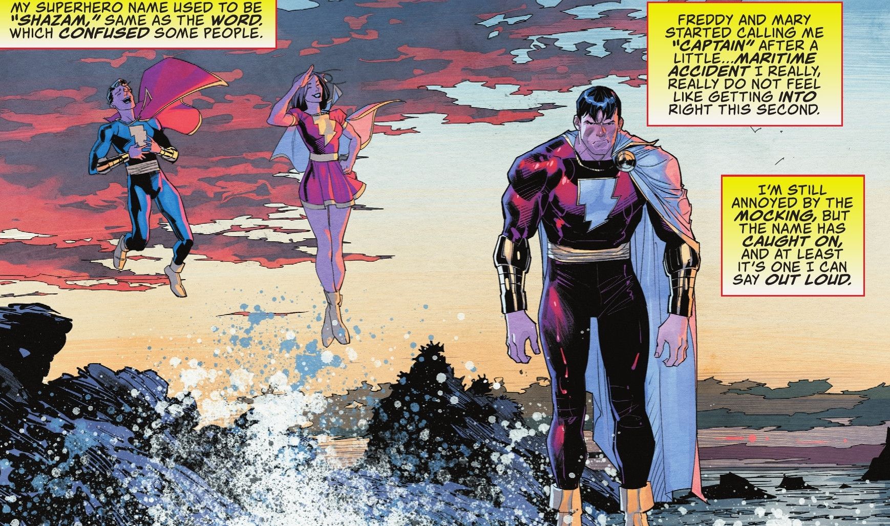 Shazam Explains the Origin of His New Codename - The Captain
