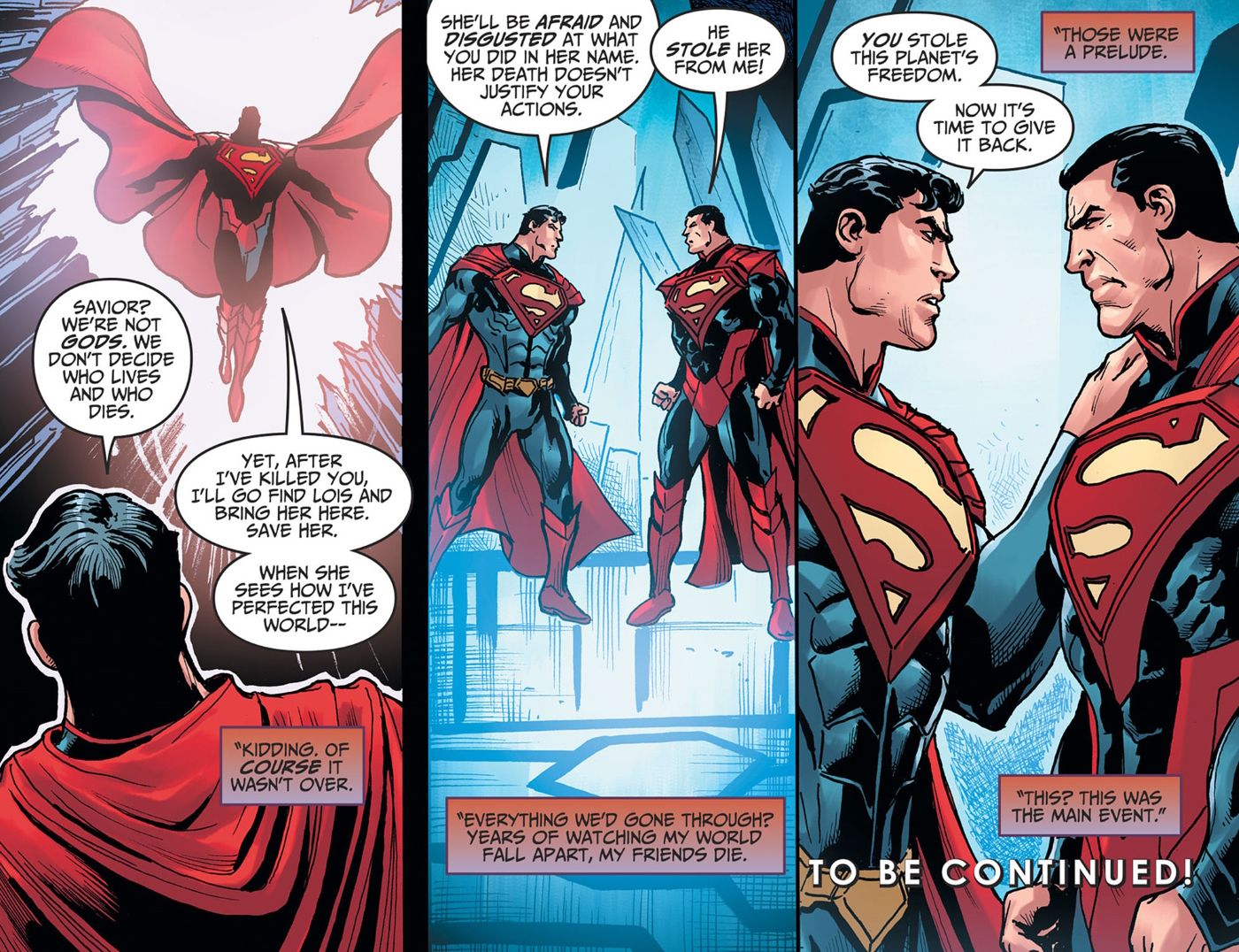 Injustice Superman Meeting Jon Kent Threatens The Entire DC Multiverse