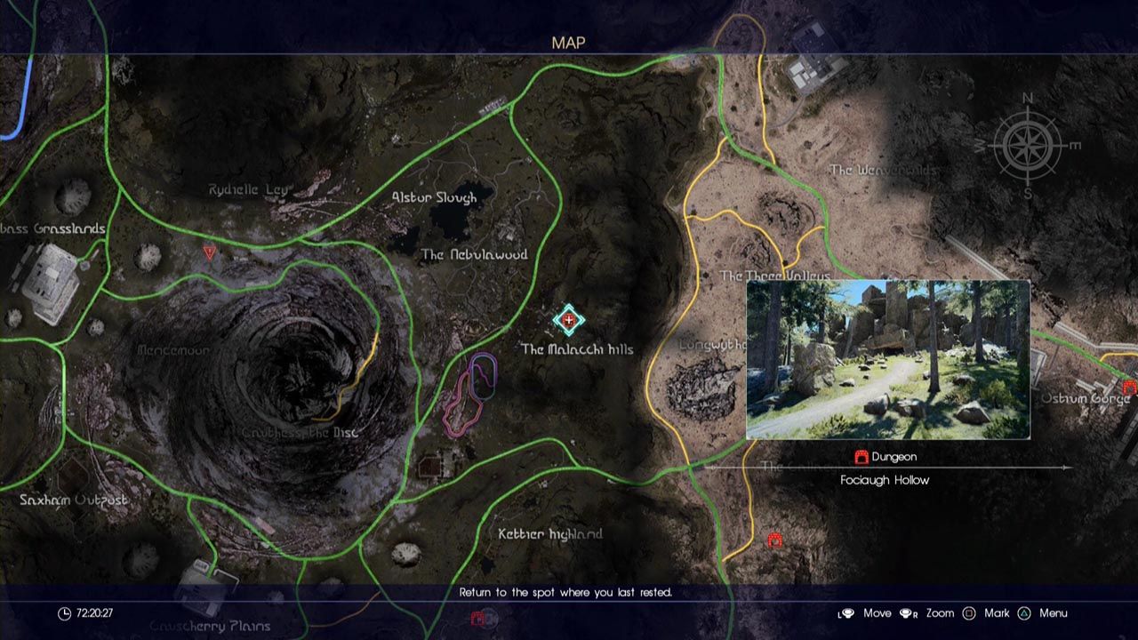 How Big Final Fantasy 16's World Map Is Compared To FF15's