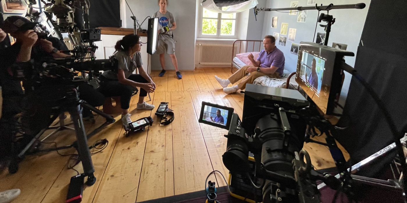 Lesley Chilcott Talks Arnold, Building Trust With The Action Star ...