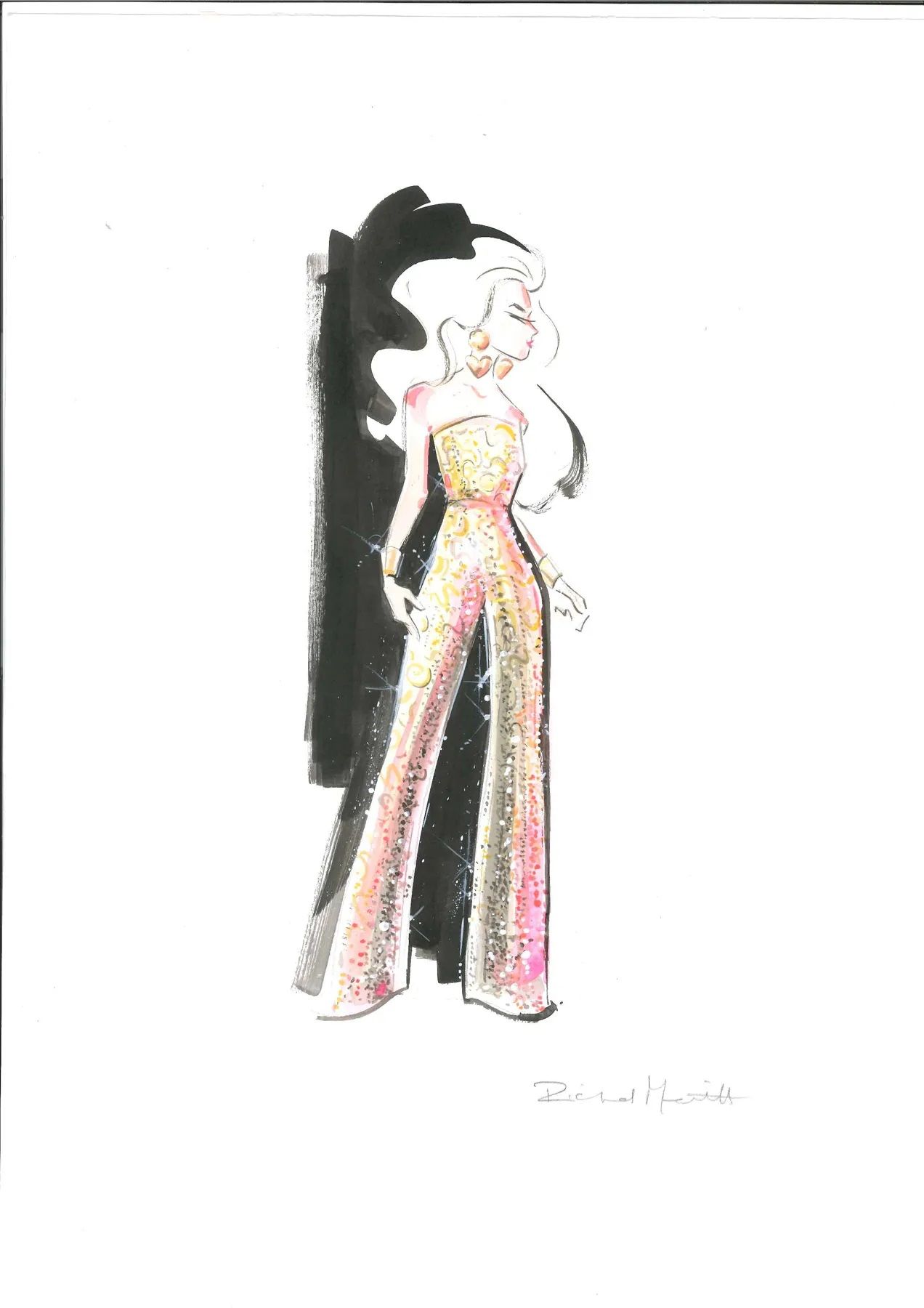 Barbie Cartoon Sketch