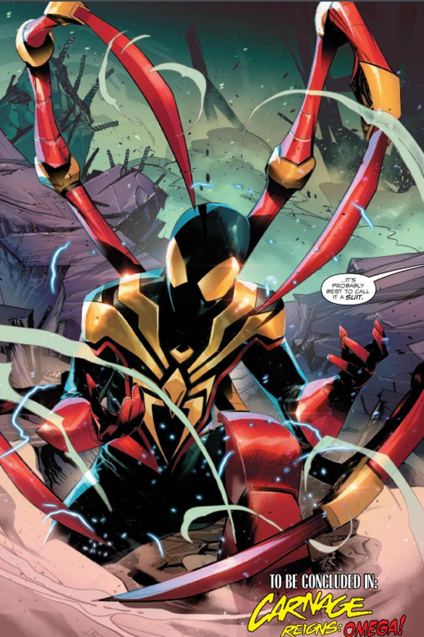 Miles Morales' Iron Spider Suit is More Powerful Than Peter Parker's Miles Morales' Iron Spider Suit is More Powerful Than Peter Parker's