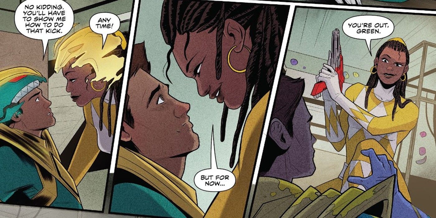 Power Rangers Gives the 90s Yellow Ranger the Perfect Love Interest