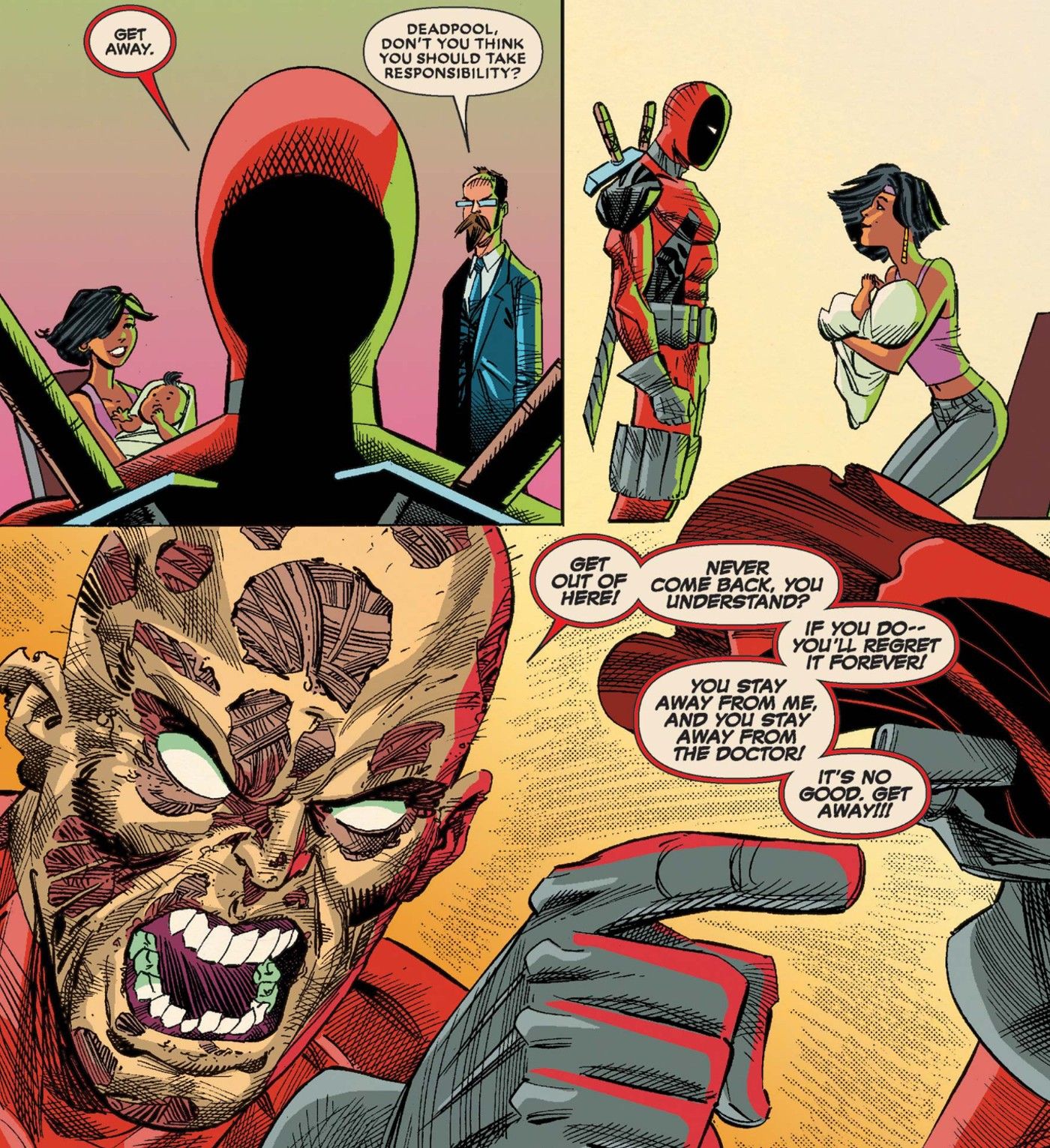 Deadpool's First Words To His Daughter Are Absolutely Heartbreaking