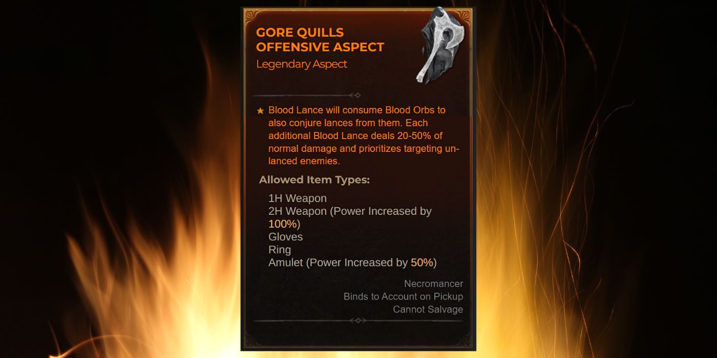 Diablo 4 Season 1: Every New Unique & Legendary Aspect