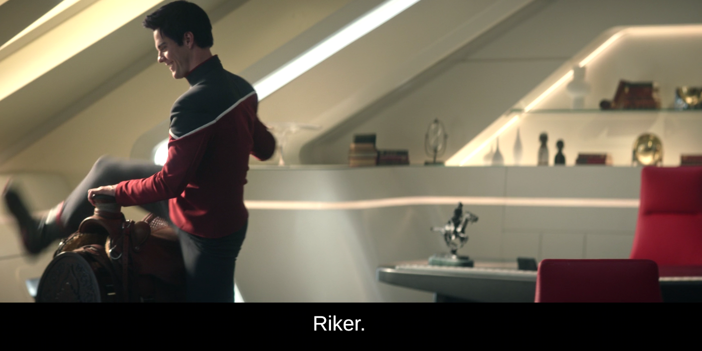 Strange New Worlds Crossovers Riker Homage Was Improv Confirms Star Trek