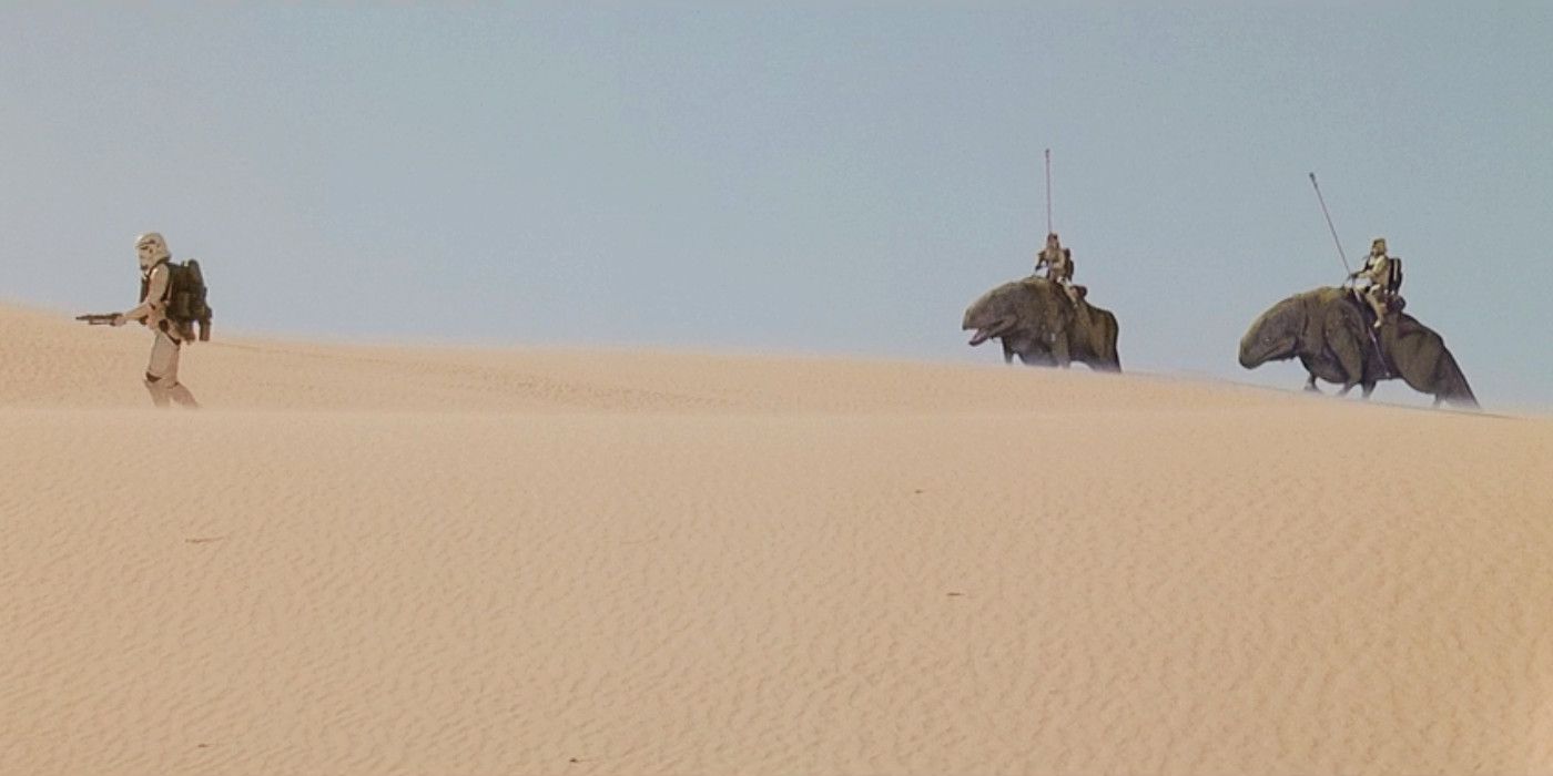 Why Stormtroopers Rode Dewbacks In A New Hope - And Not Speeders