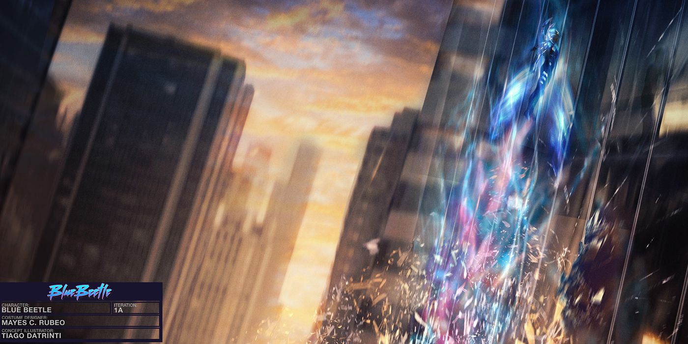 Blue Beetle Concept Artists On Celebrating Representation & Scarab Suits