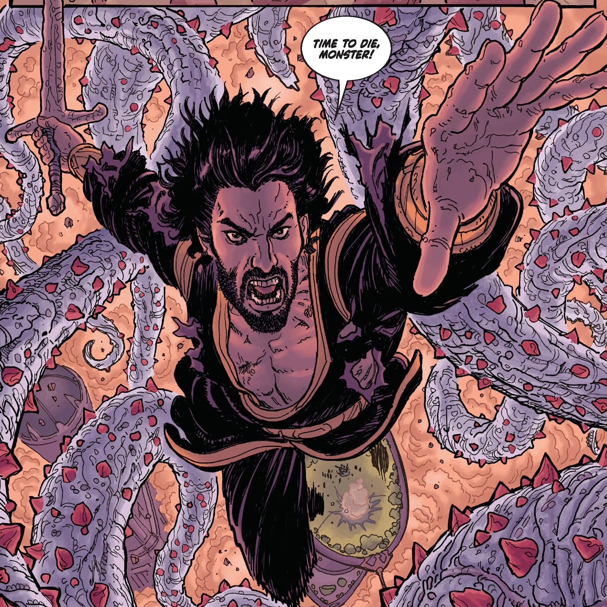 Keanu Reeves Deftly Slashes Through Sword And Sorcery In Brzrkr Poetry Of Madness Review