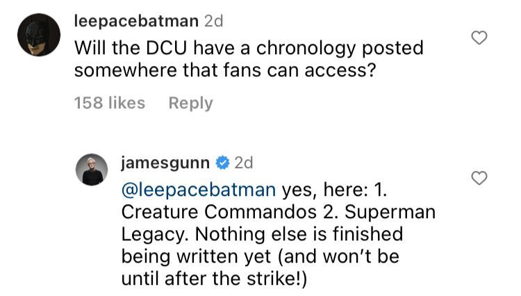 James Gunn Reveals Mind-Blowing Update on DC Universe's Timeline! James Gunn Reveals Mind-Blowing Update on DC Universe's Timeline!