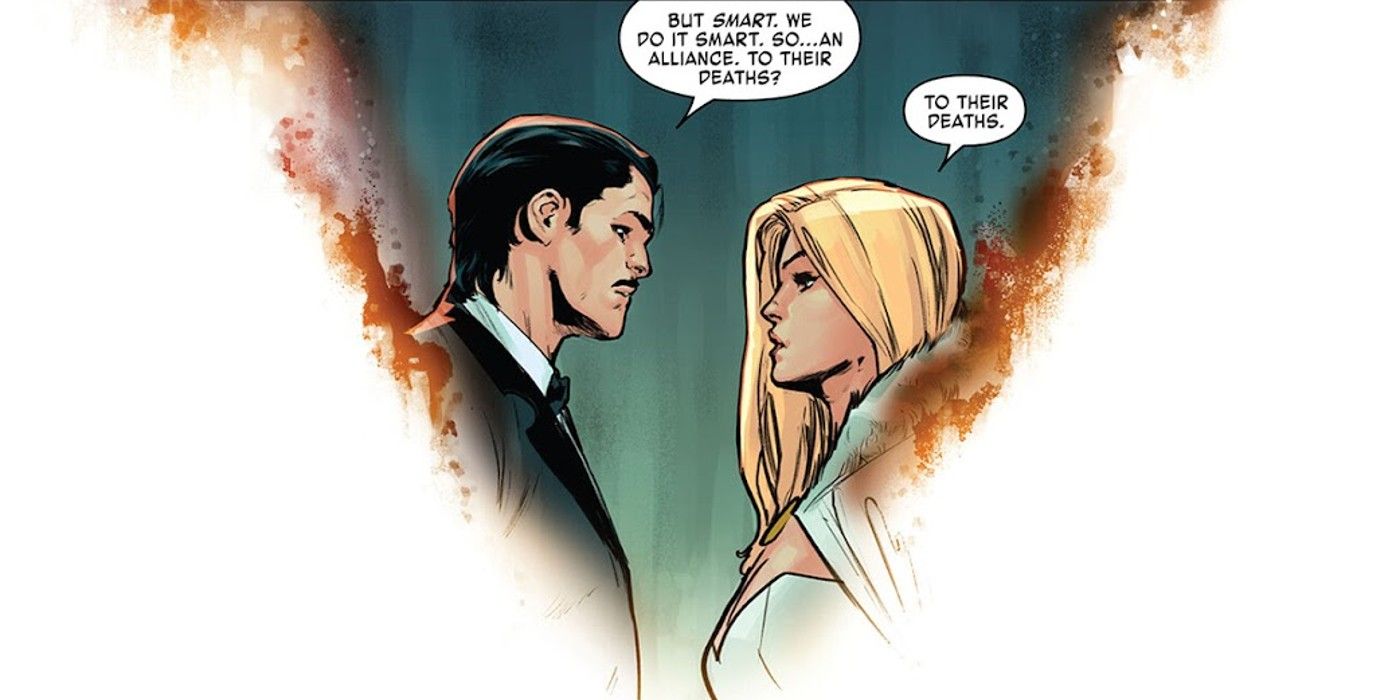 Its Finally Happening Tony Stark And Emma Frost Are Getting Married