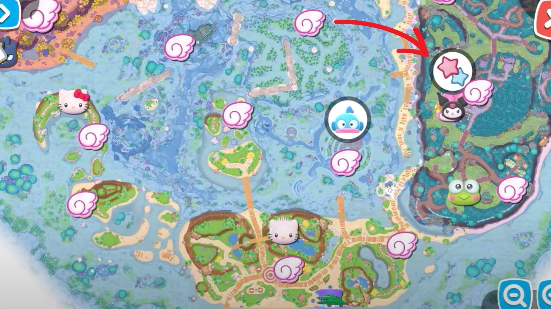 Hello Kitty Island Adventure: How To Unlock Cloud Island (Star Fragment Locations)
