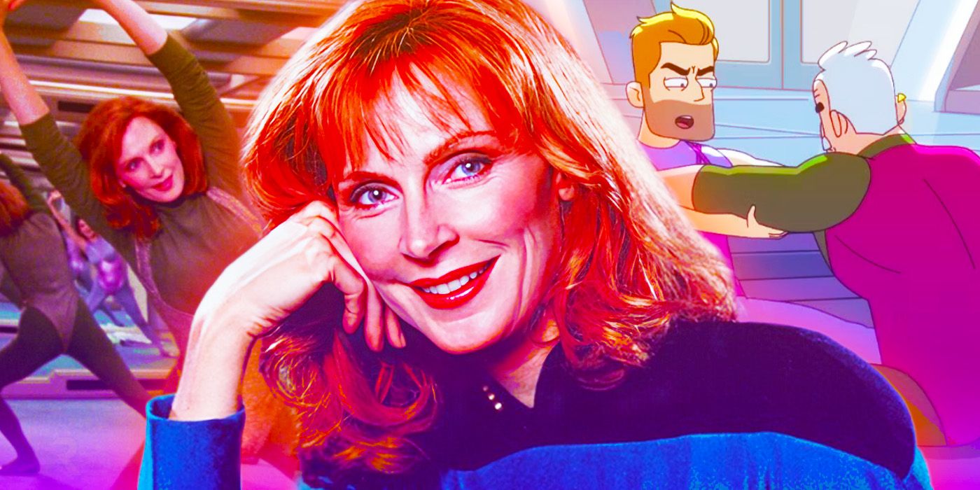Star Trek’s Doctor Crusher Reacts To TNG Yoga Spoof Star Trek’s Doctor Crusher Reacts To TNG Yoga Spoof