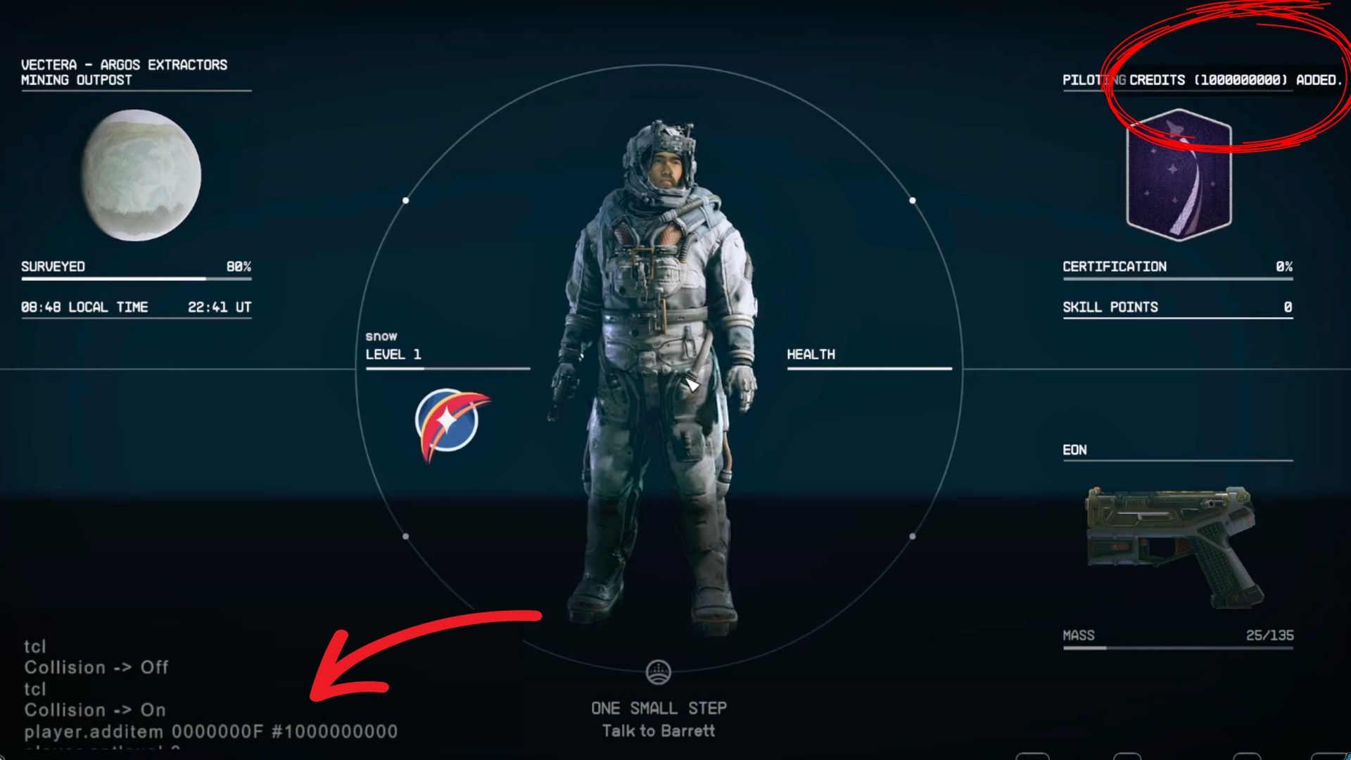 Starfield: Every PC Cheat Code (& How to Use Them)