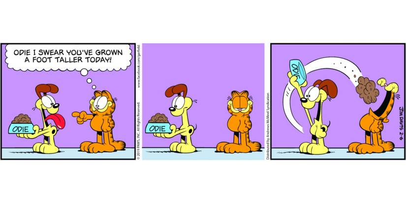 10 Funniest Garfield Comics Starring Odie