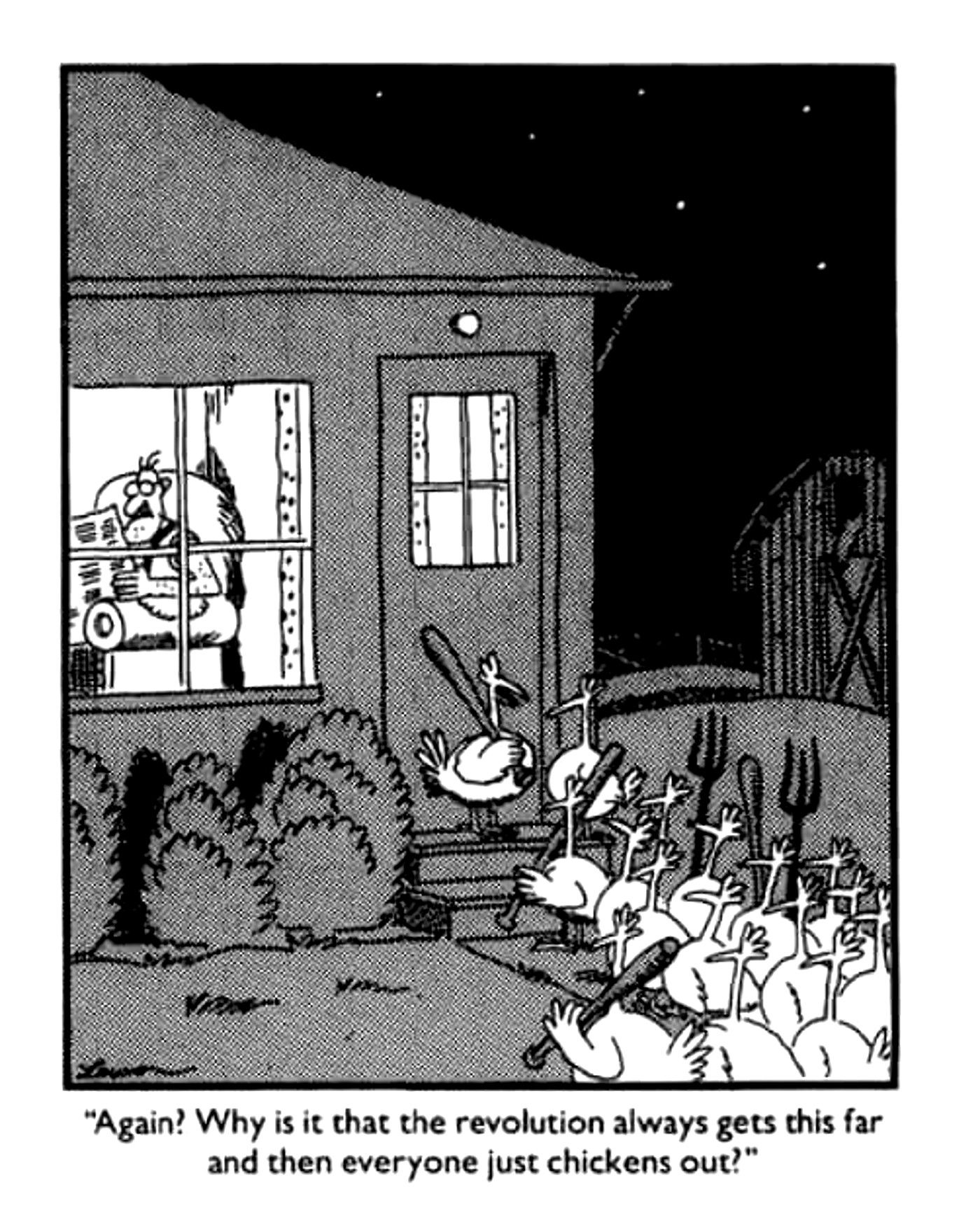 The Far Side Chicken Humor 10 Weirdest Far Side Comics About Humans