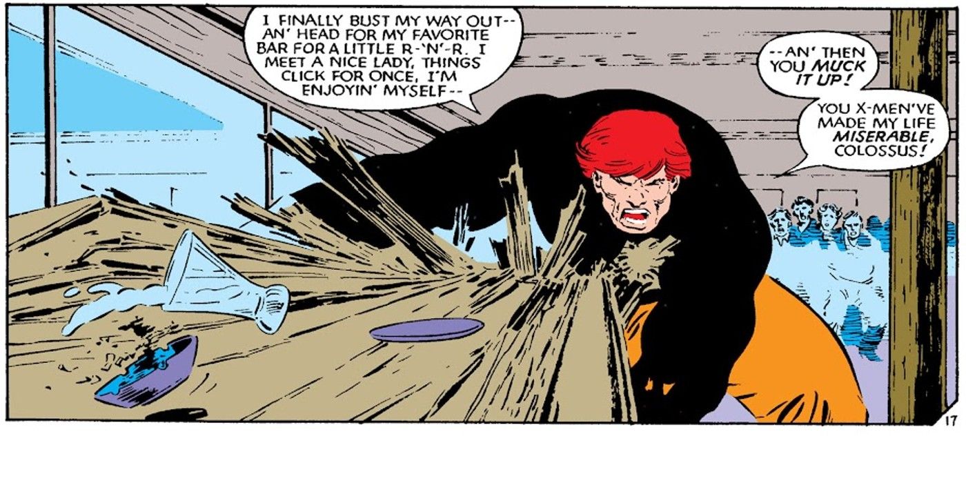 Colossus Vs Juggernaut Bar Fight