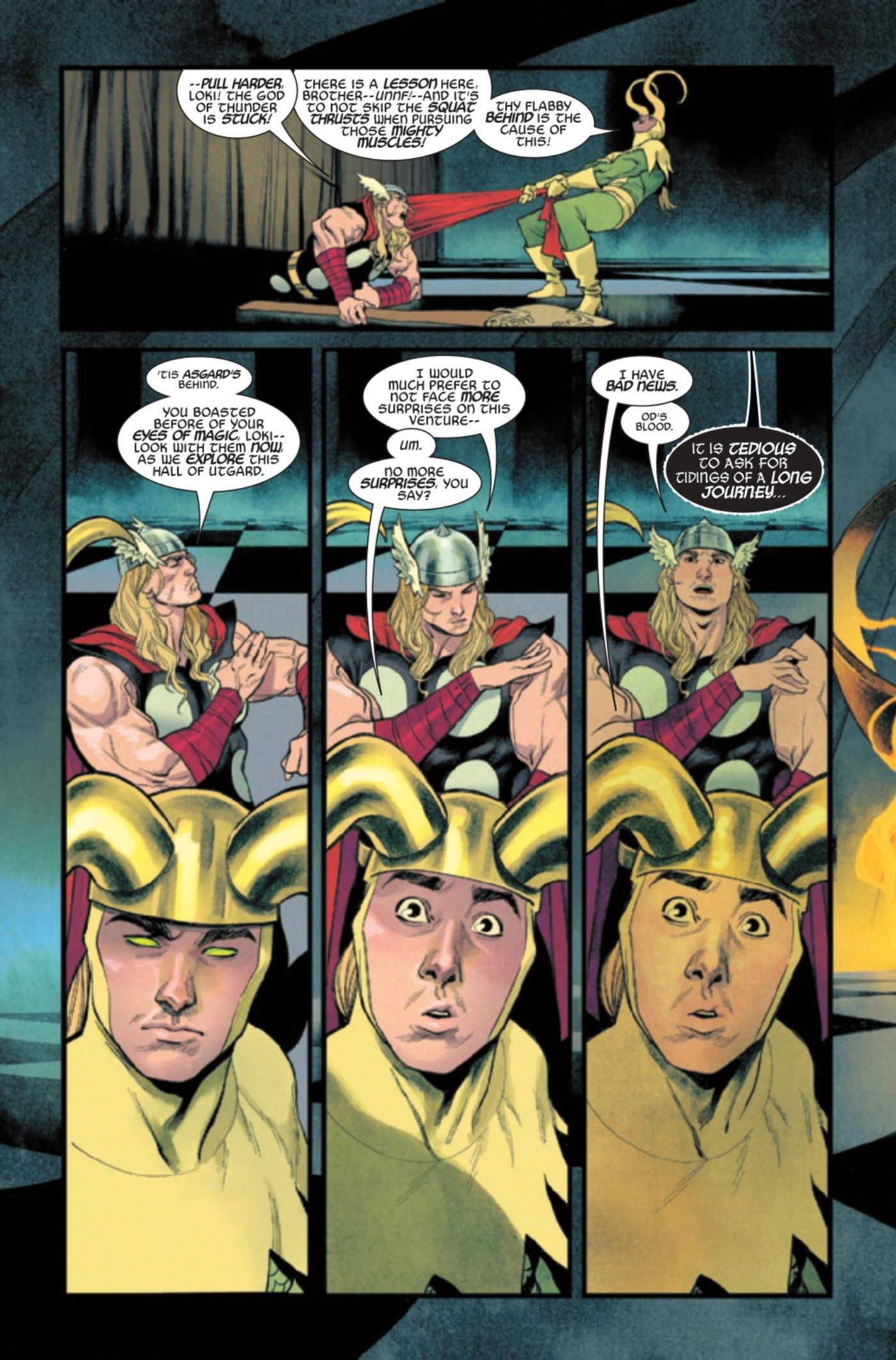 Thor And Loki Comic Strip