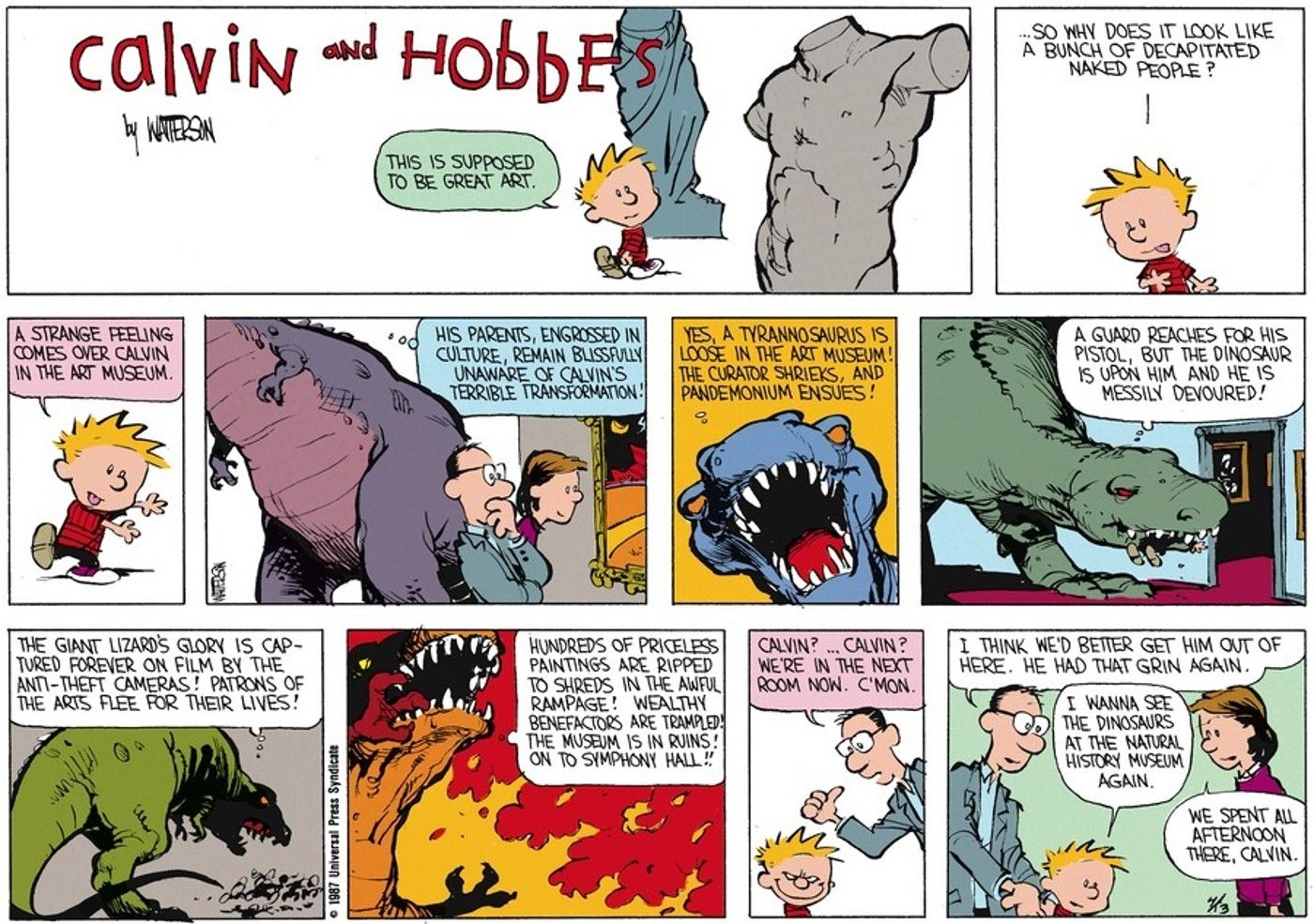 Calvin En Hobbes Wiskunde Strips