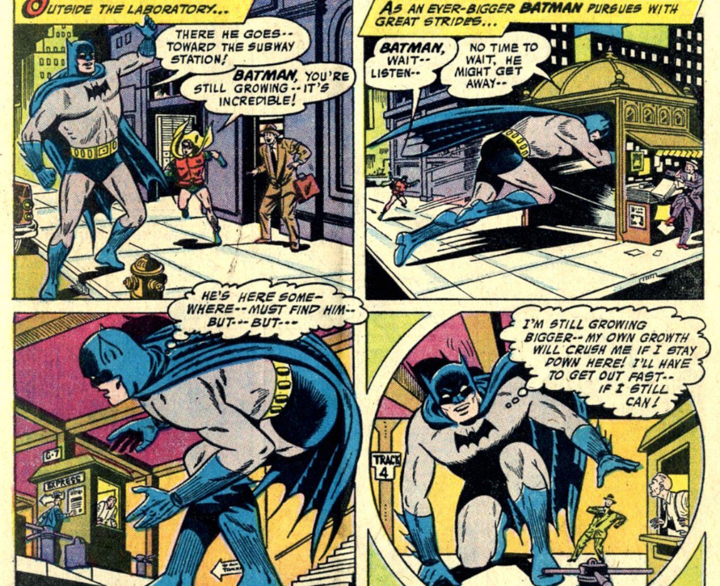 Old Batman Comic Strips 1750x2246