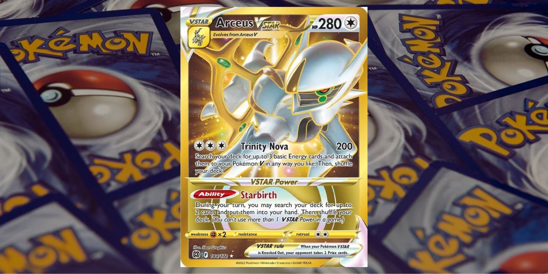 Mega Arceus Ex Card Arceus V Sa 112/100 SR S9【Rank A】 – Ikhar19