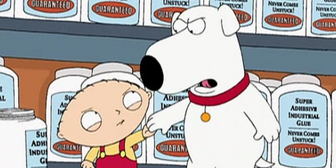 Brian Et Stewie Griffin Se Font Un Câlin