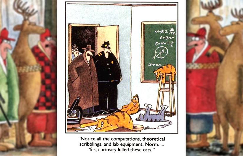 15 Far Side Comics That Prove Gary Larson Is Obsessed with Cats
