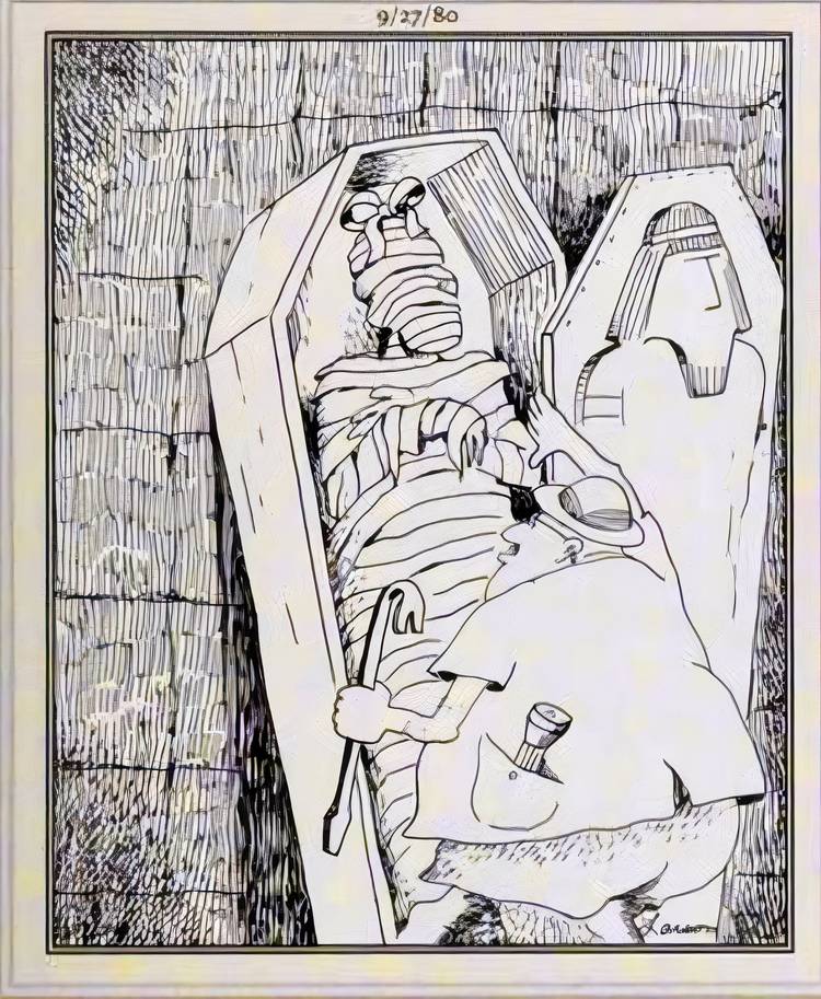 11 Hilarious Far Side Comics Starring Mummies & Egyptologists