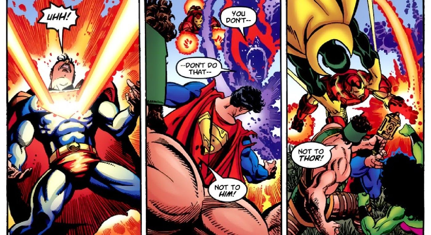 Thor Vs Superman Comic