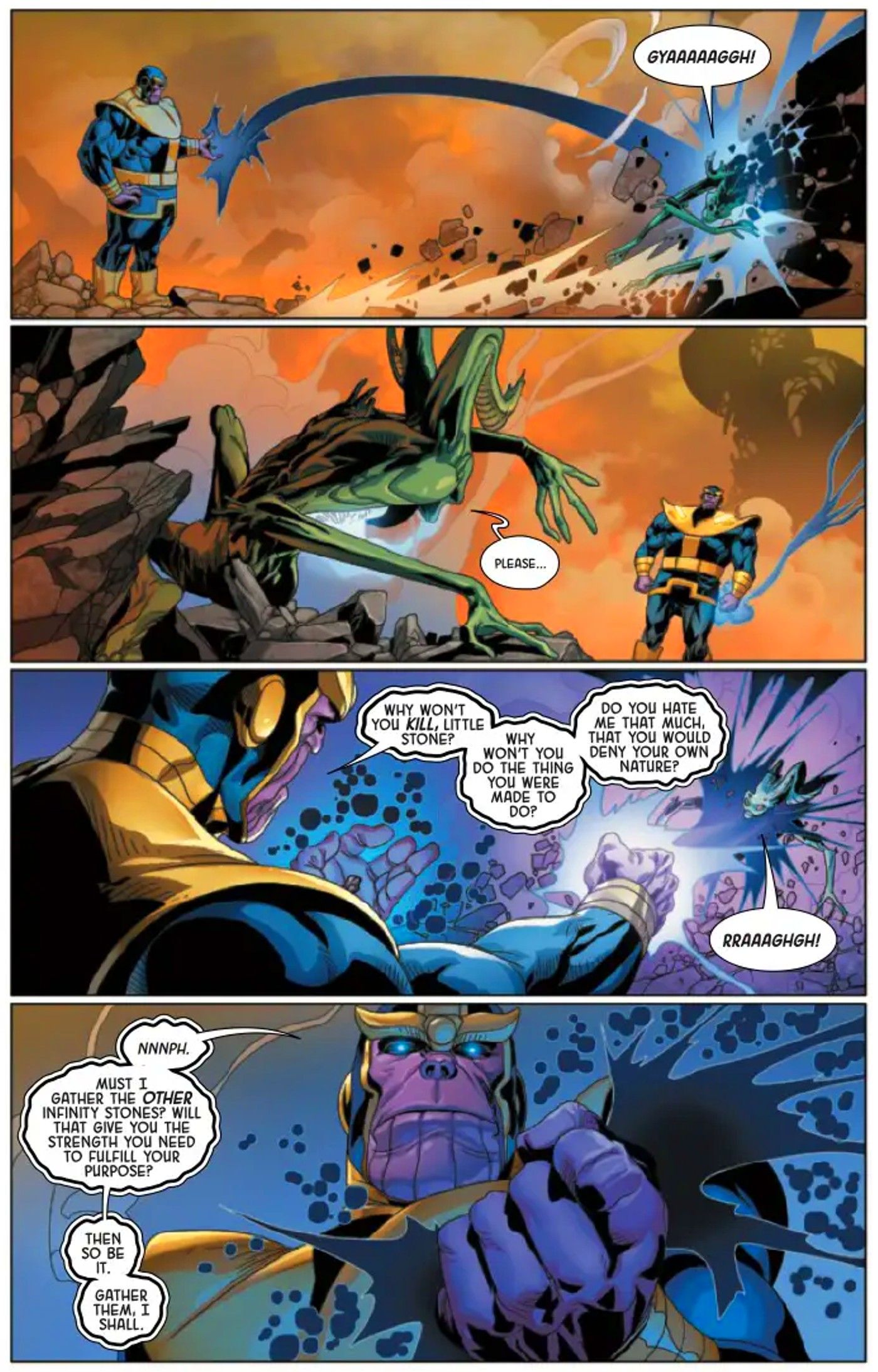 Thanos Death Stone Ultron Kills Thanos, Takes The Infinity Stones