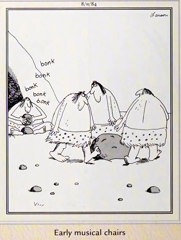 10 Genius Far Side Comics Featuring the Invention of Fire, The Wheel ...