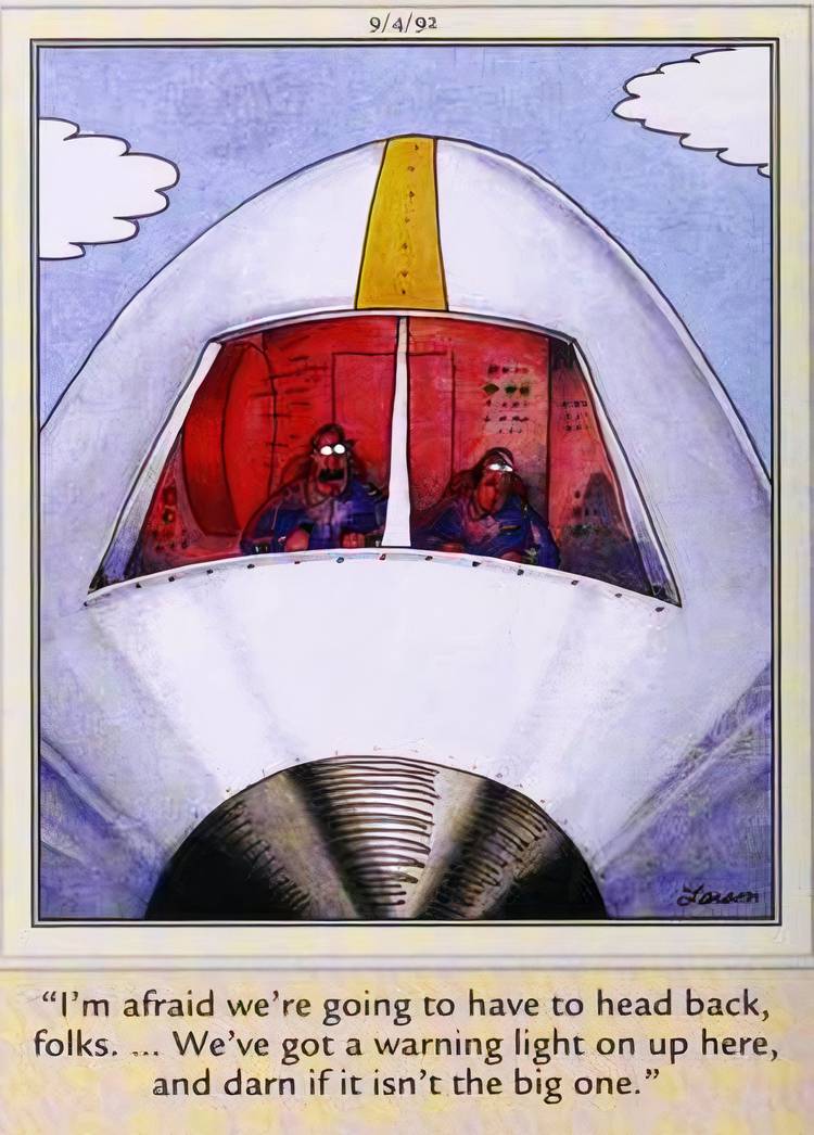 15 Hilarious Far Side Comics Featuring Airplanes