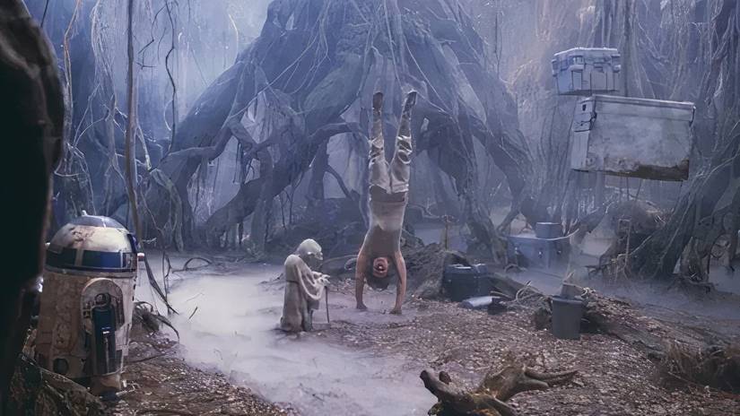 This Iconic Image of Luke Skywalker's Jedi Training Means the Opposite ...
